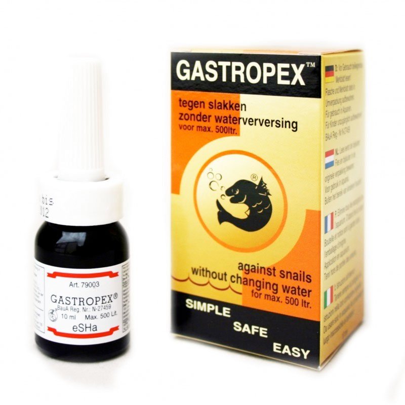 Gastropex 10 ml - Slip for snegle i akvariet